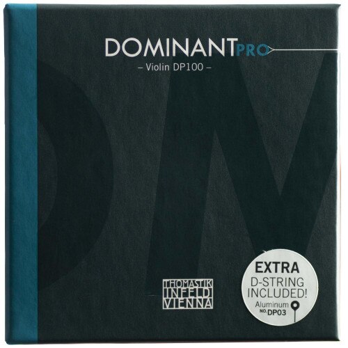 Thomastik Dominant Pro Violin String Set 4/4 with bonus aluminum D string